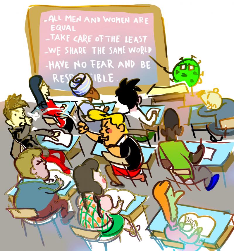 Lesson of humanity | Cartoon Movement