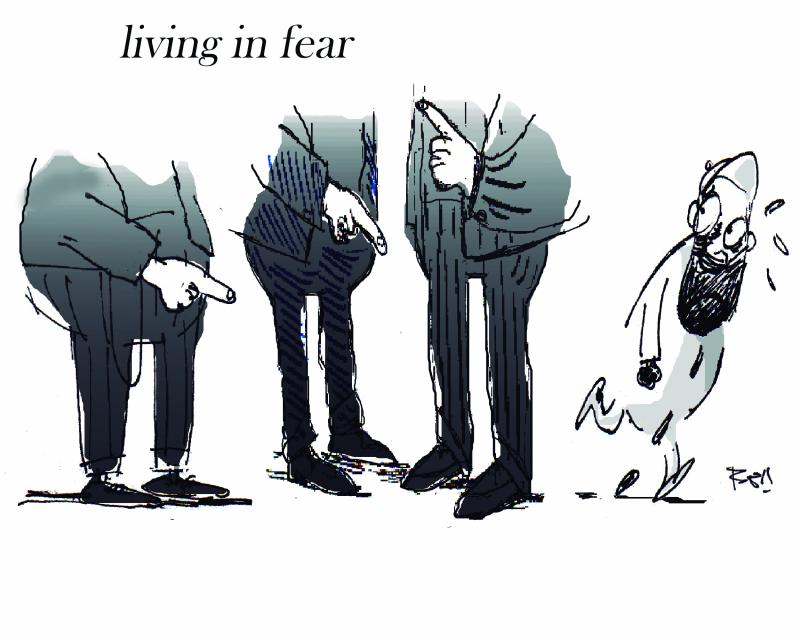 living in fear | Cartoon Movement