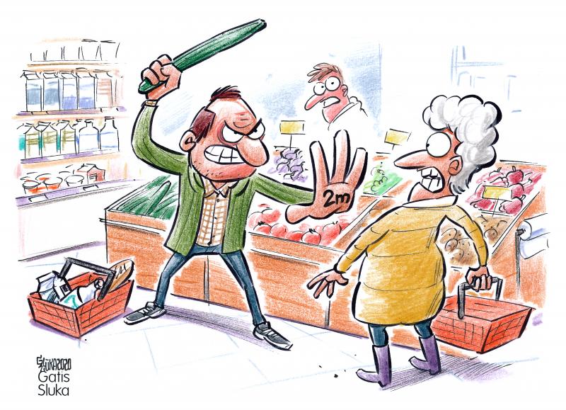 Physical distancing | Cartoon Movement