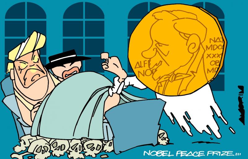 Trump Peace Prize | Cartoon Movement