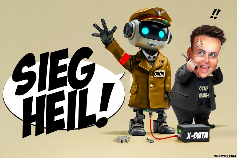 Musk & Grok | Cartoon Movement