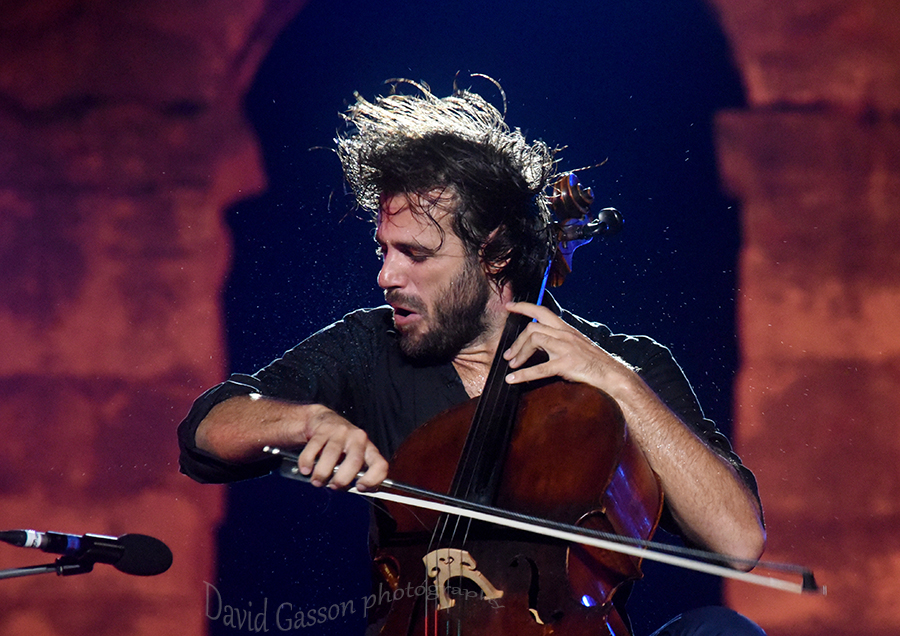 Classical music photography. Stjepan Hauser in concert at Pula arena.