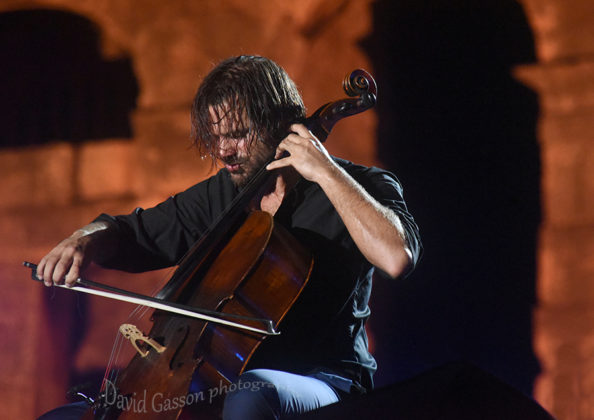 Classical music photography. Stjepan Hauser in concert at Pula arena.