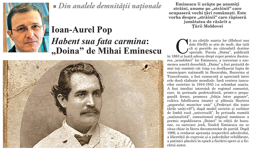 Habent sua fata carmina: „Doina” de Mihai Eminescu - Contemporanul