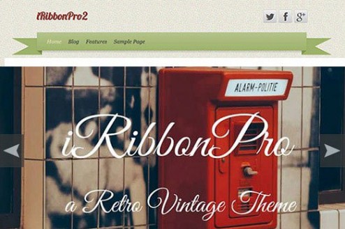 CyberChimps iRibbon Pro 2 WordPress Theme 3.5 - Club WPress