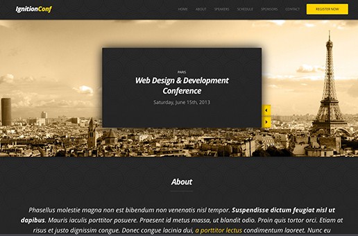 CSS Igniter IgnitionConf WordPress Theme 1.5 - Club WPress
