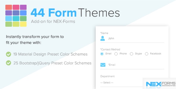 Form Themes for NEX-Forms 7.2 - Club WPress