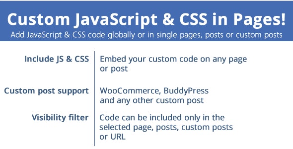 Custom JavaScript & CSS in Pages! 3.7 - Club WPress