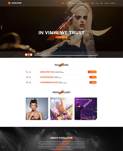 CSSIgniter – Oscillator 1.5.3 - Club WPress