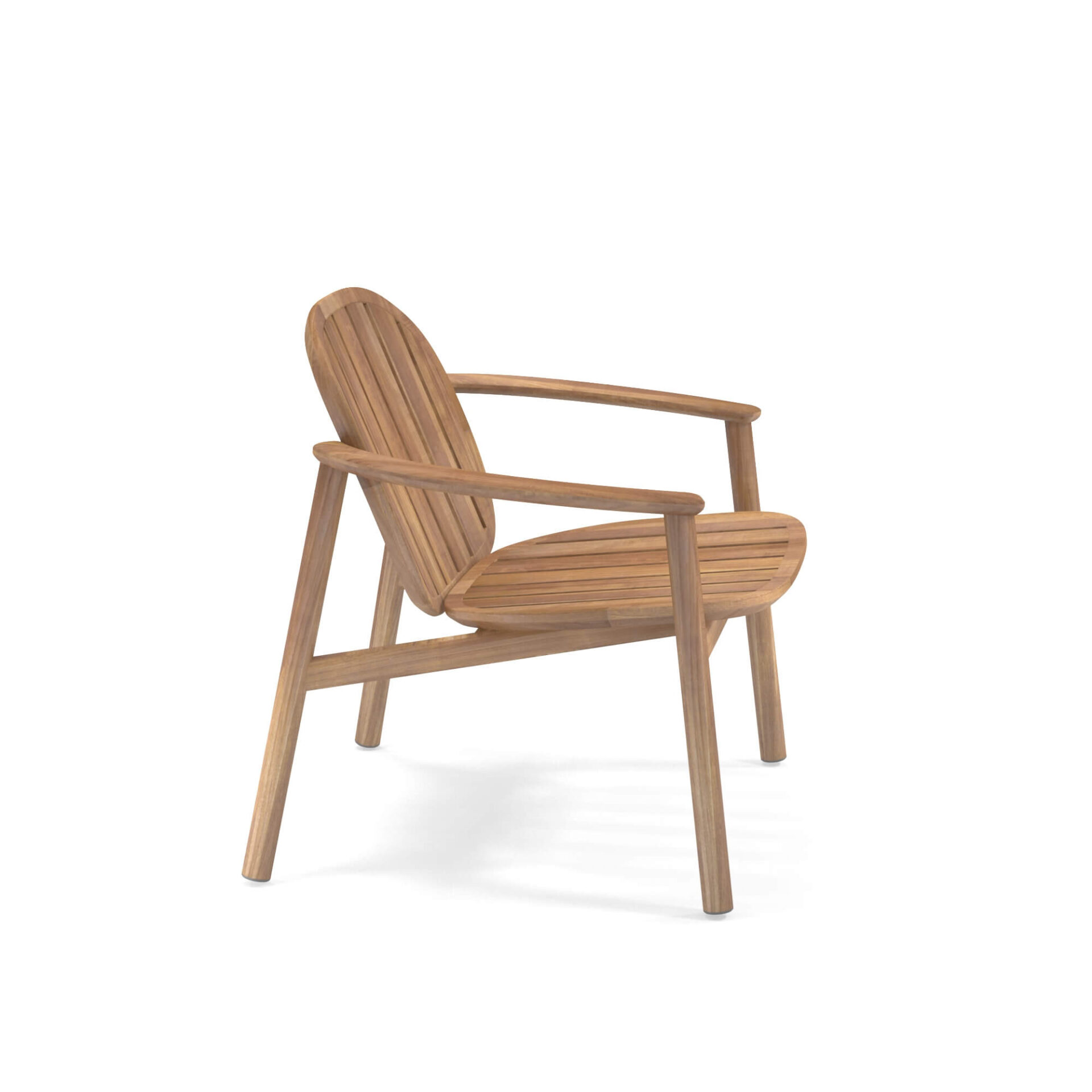 Poltrona Teak da giardino / esterno in teak - Collezione Twins - EMU