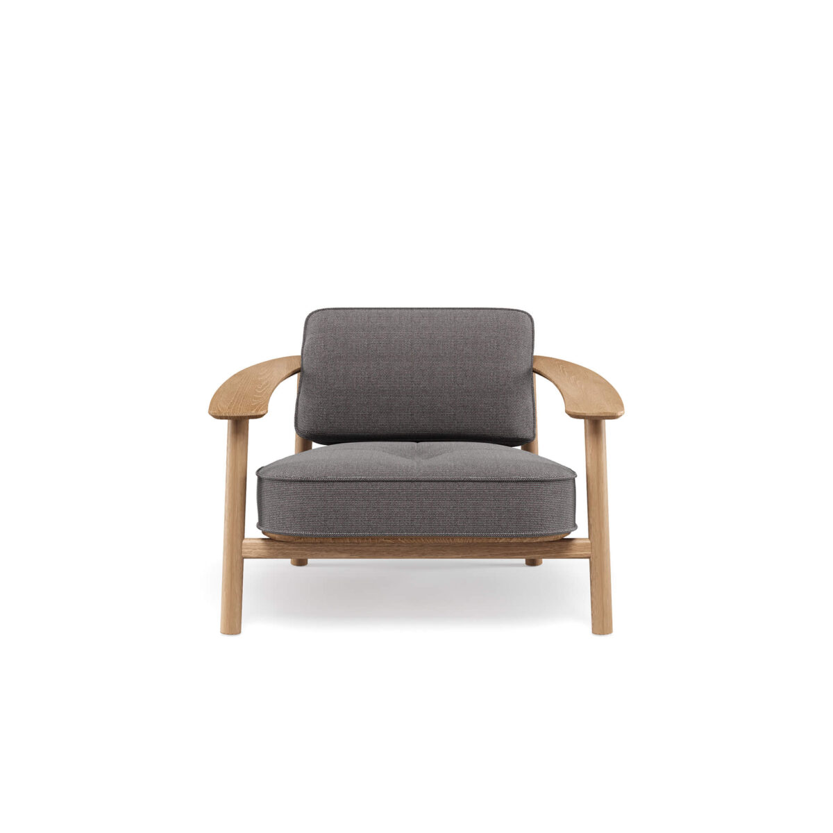 Divano 1 posto Teak da giardino / esterno in Teak - Collezione Twins