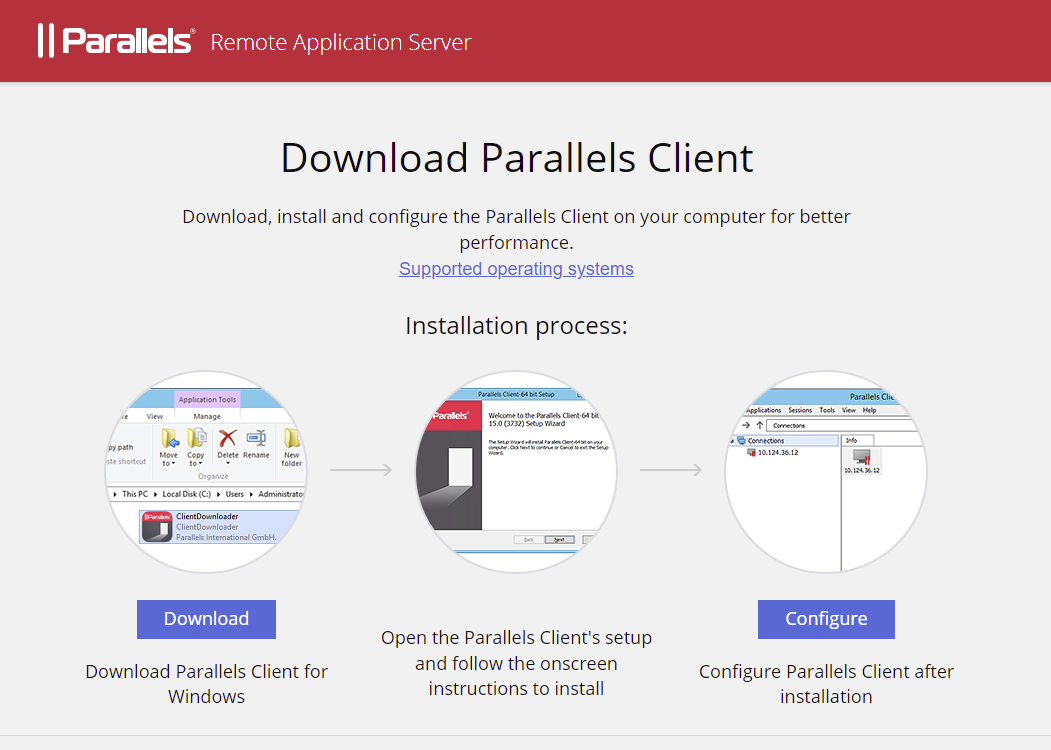 Parallels Client instellen : Whixx Support