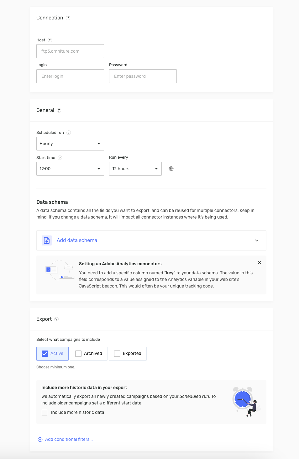 Create a Connector | Accutics Standardize : Accutics