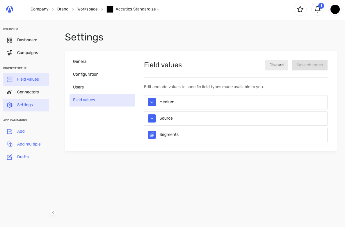 Create a Record | Accutics Standardize : Accutics