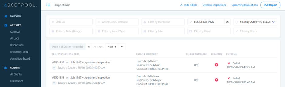How to get a failed checkpoint report?