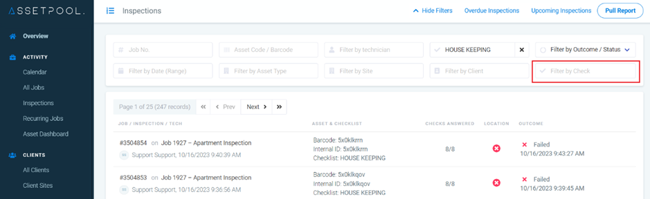 How to get a failed checkpoint report?