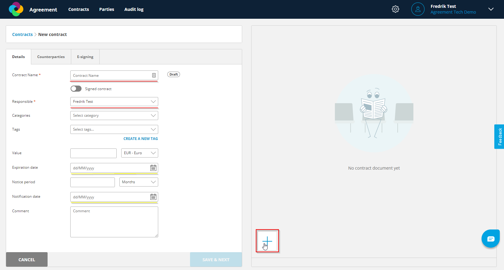 CoZone Agreement contracts : Azets Cozone Support Portal
