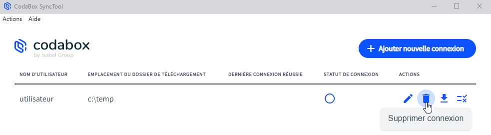 CodaBox SyncTool: Manuel de l'utilisateur : Support for CodaBox