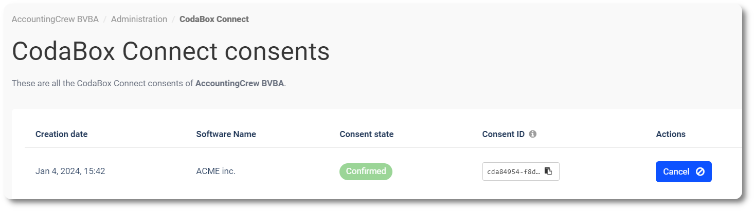 Direct integration of CodaBox files in your accounting soft : Support for CodaBox