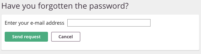 Reset forgotten password in itslearning : itslearning Help Center