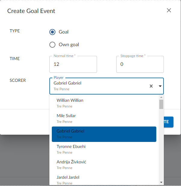 How to Enter Results and Statistics : FIFA Connect Support and FCMS Support