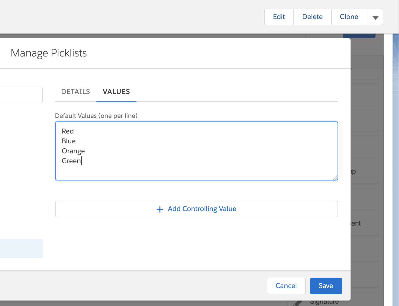 Picklists - How to Configure a Standard Picklist : Smart Forms Portal