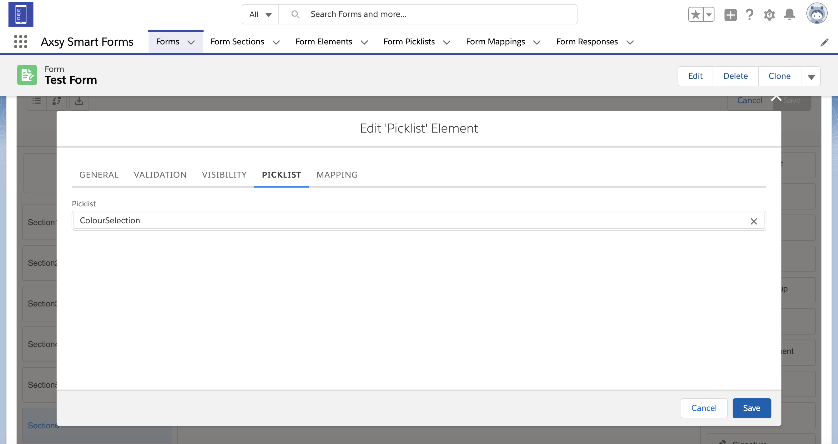 Picklists - How to Configure Dependent Picklists : Smart Forms Portal