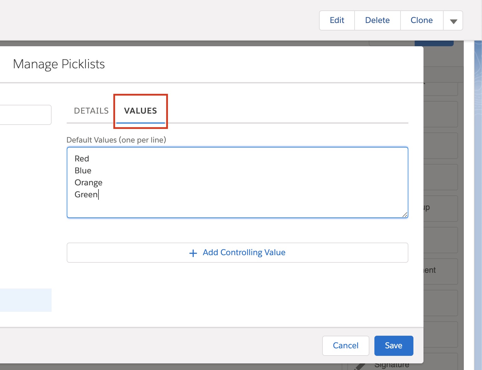 Picklists - How to Configure a Standard Picklist : Smart Forms Portal