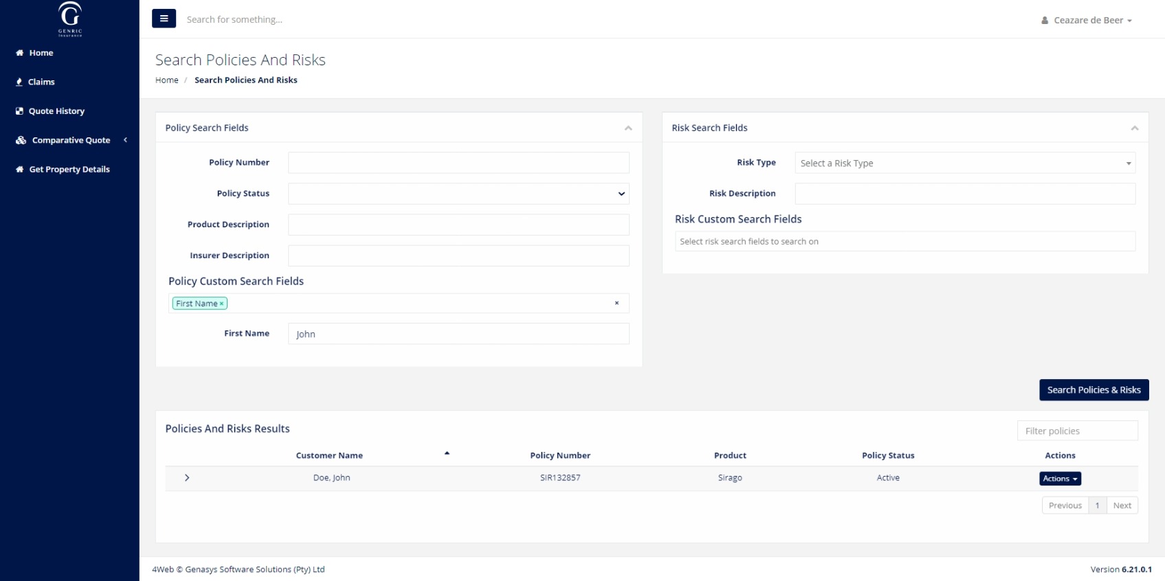 Broker Portal Manual : Support Portal