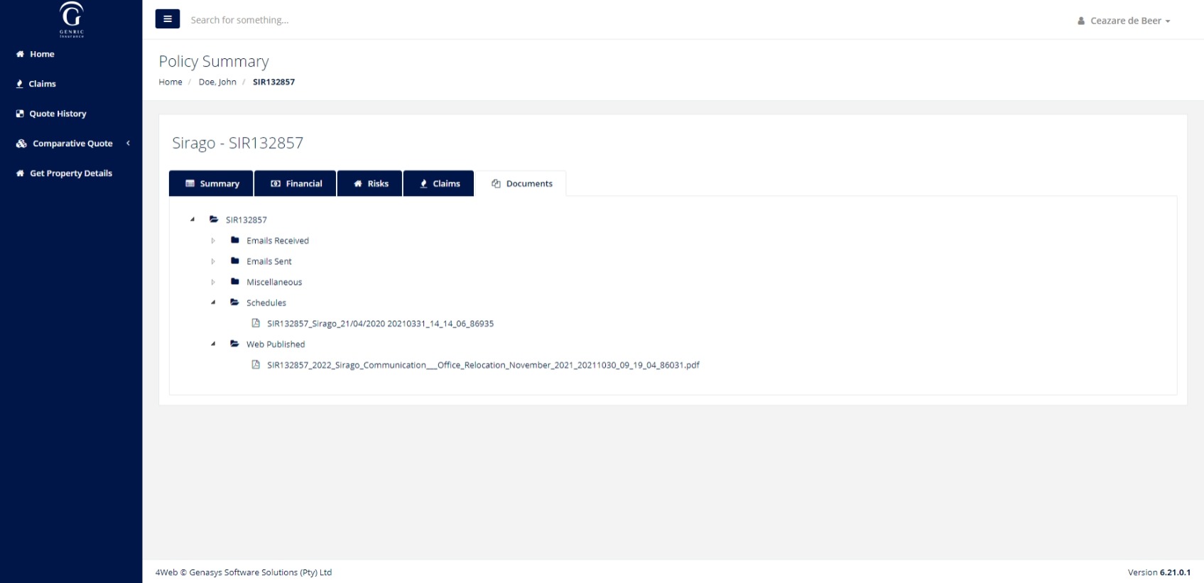 Broker Portal Manual : Support Portal