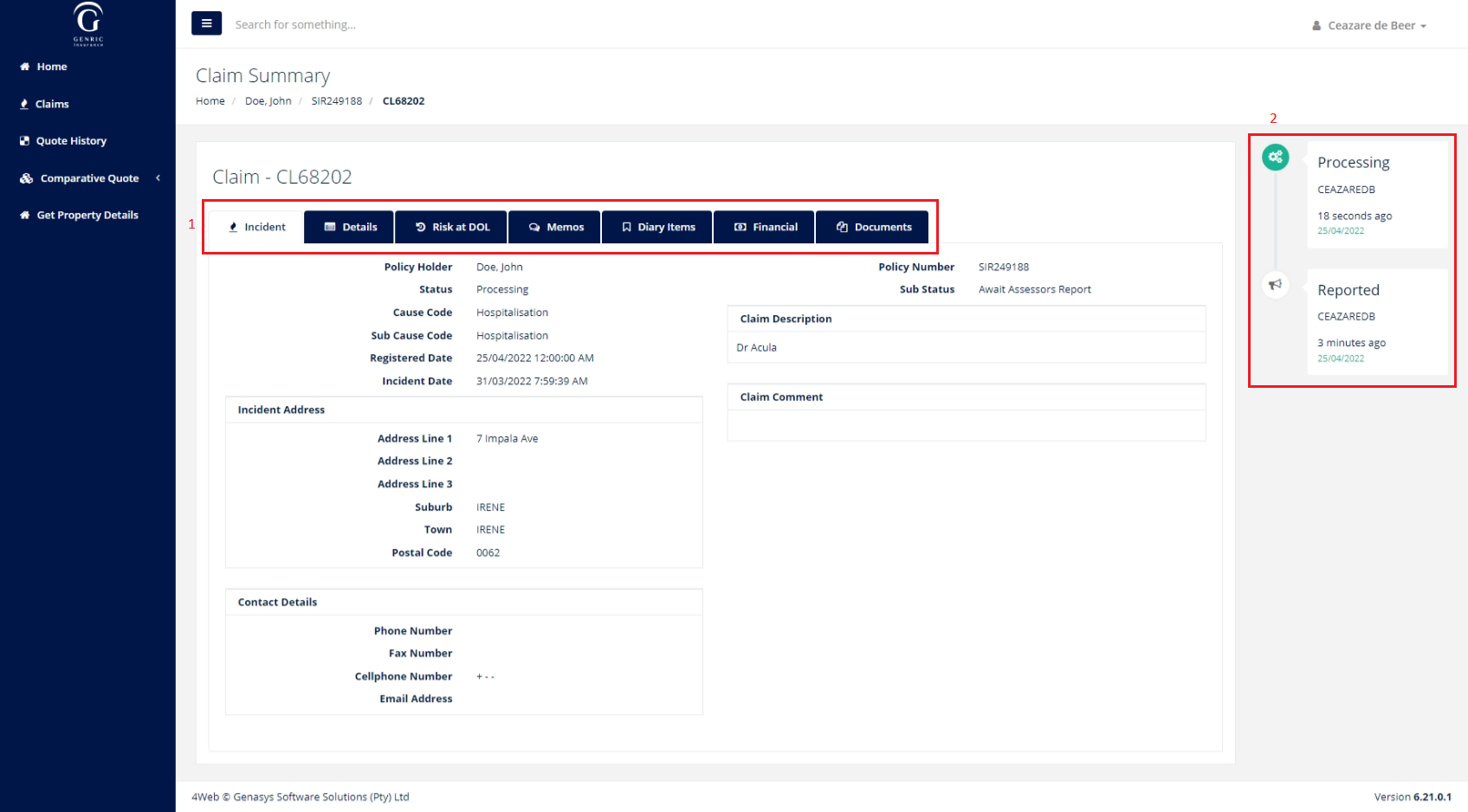 Broker Portal Manual : Support Portal