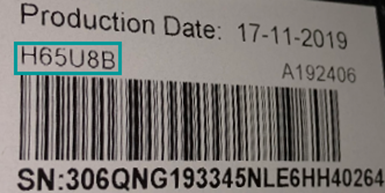 Waar vind ik het serienummer van mijn Hisense TV? : Hisense