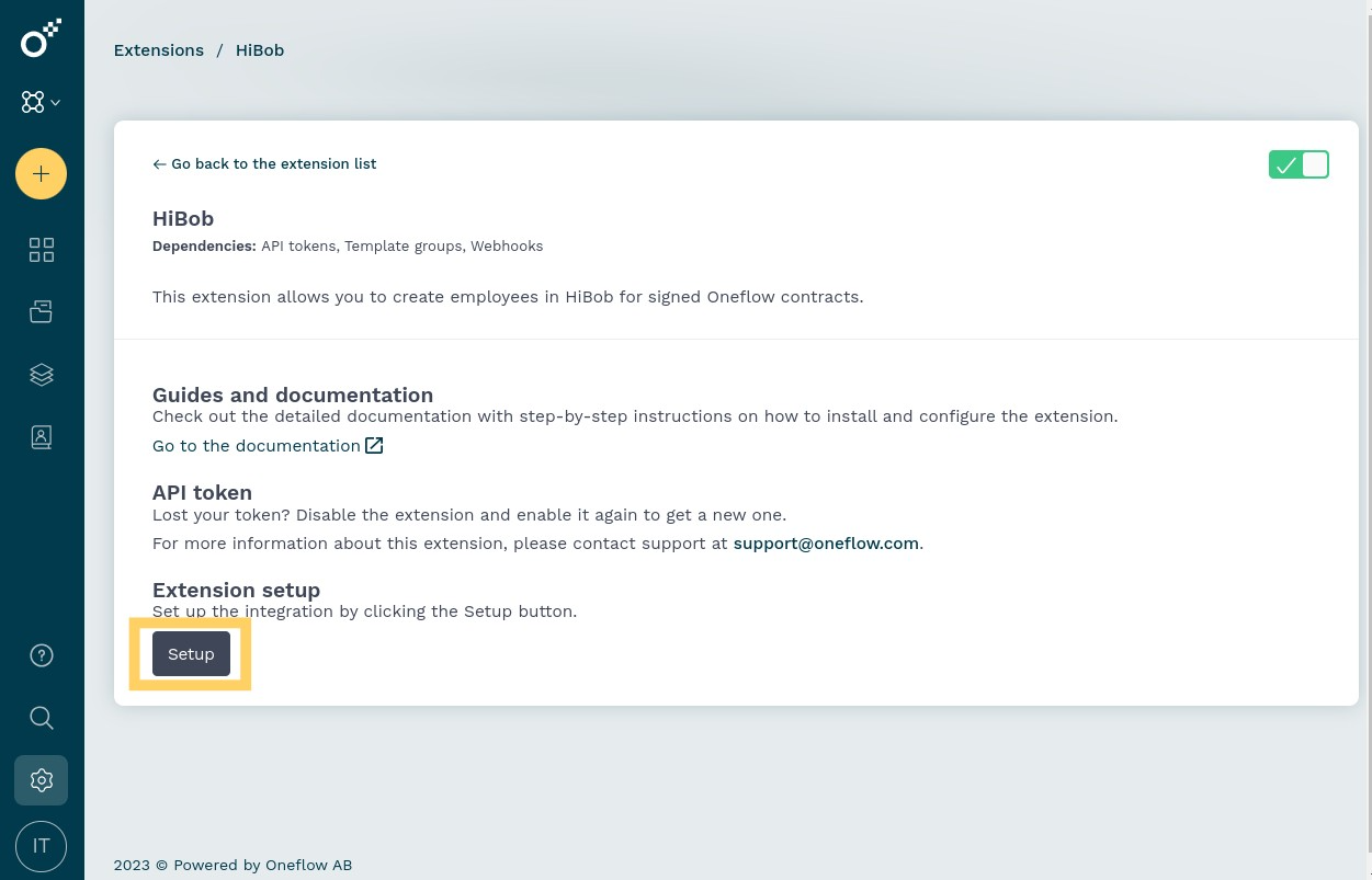 Get Started With Oneflow X Hibob Oneflow Help Center