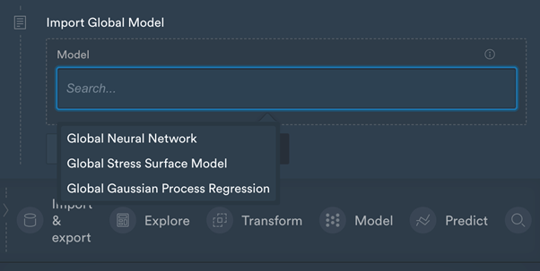 Import Global Model : MONOLITH SUPPORT