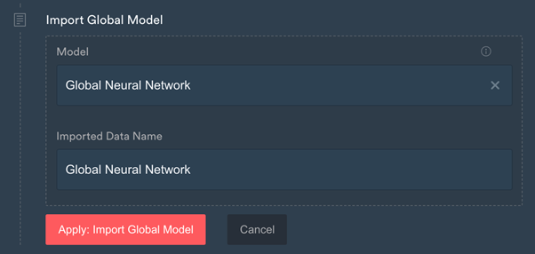 Import Global Model : MONOLITH SUPPORT