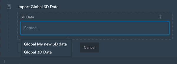 Import Global 3D Data : MONOLITH SUPPORT