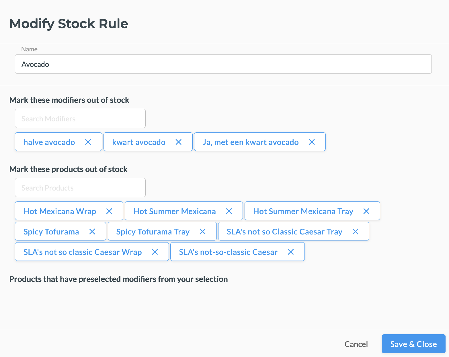 Stock Rules toevoegen/aanpassen (Voorraad regels) : Helpdesk