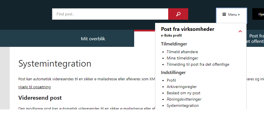 Hvordan fungerer automatisk videresendelse af post fra e-boks.dk ...