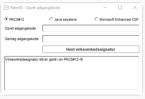 NemID - Bestilling af virksomhedscertifikat : Support Center