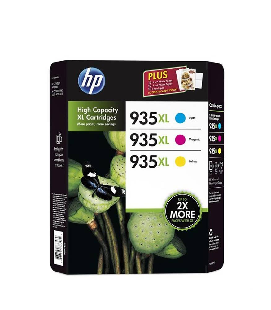 HP INK CARTRIDGE 935XL (Y/M/C) - Eukeries.com