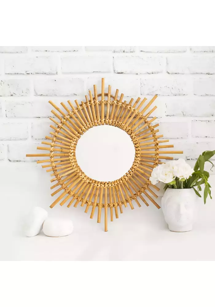 Fyaril- Bring that sunshine- Cane wall mirror