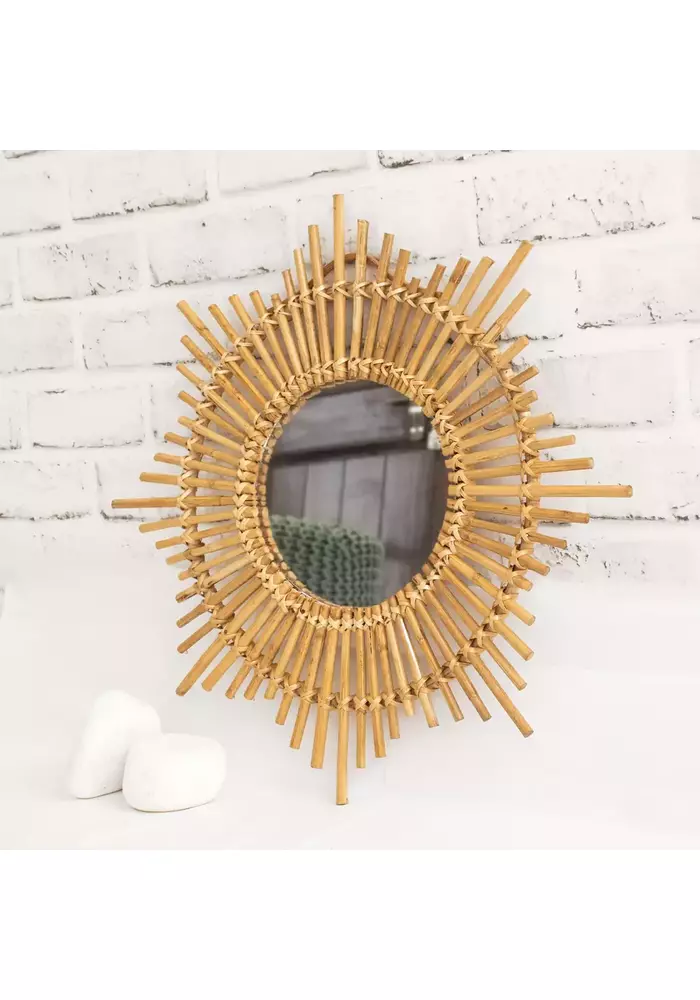 Fyaril- Bring that sunshine- Cane wall mirror