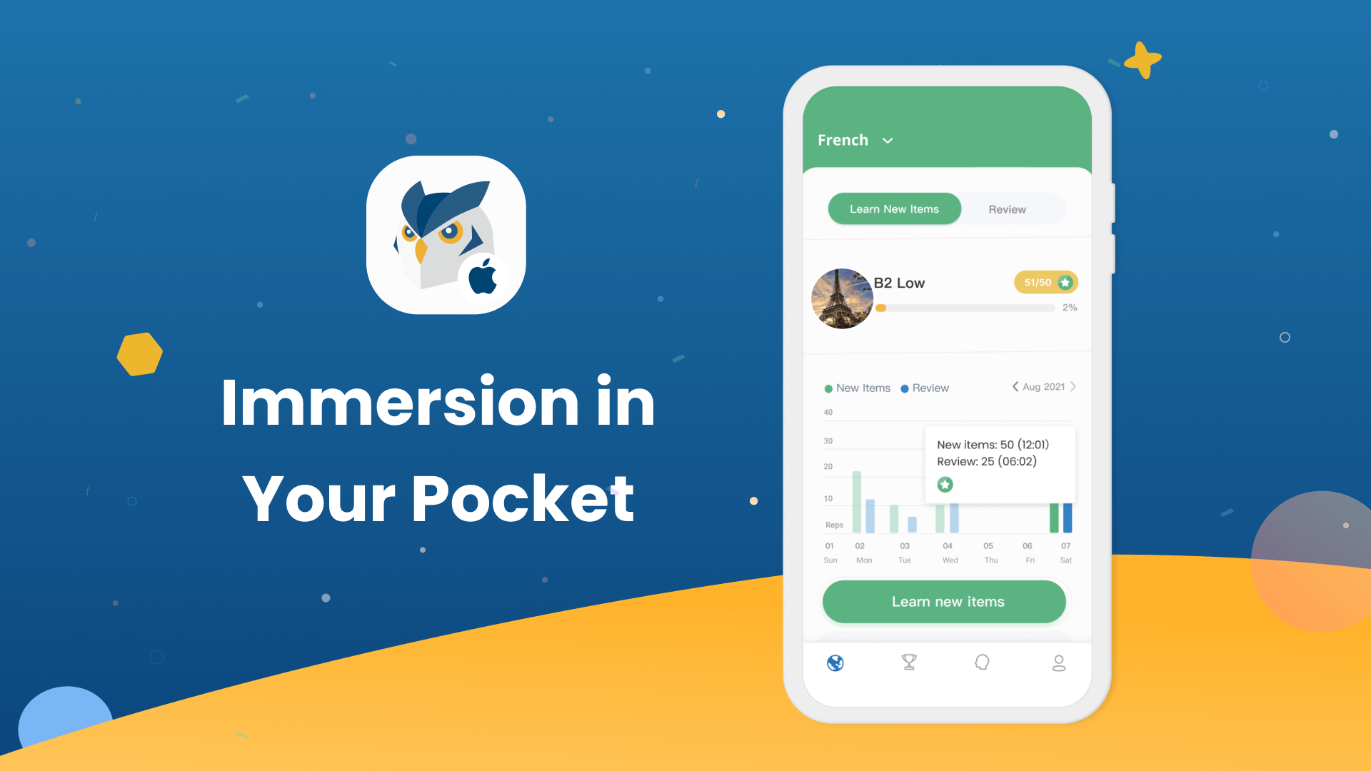 Immersion in Your Pocket — Our iOS App Is Now Available | The Glossika Blog