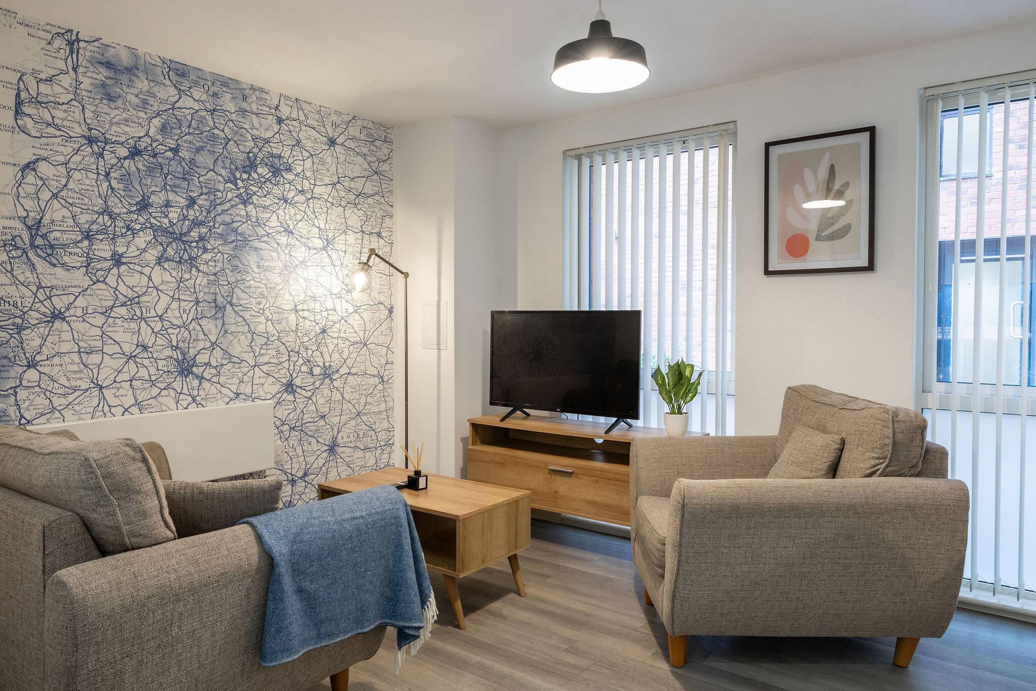 Luxurious Central Manchester Apartment With Modern Amenities - Manchester