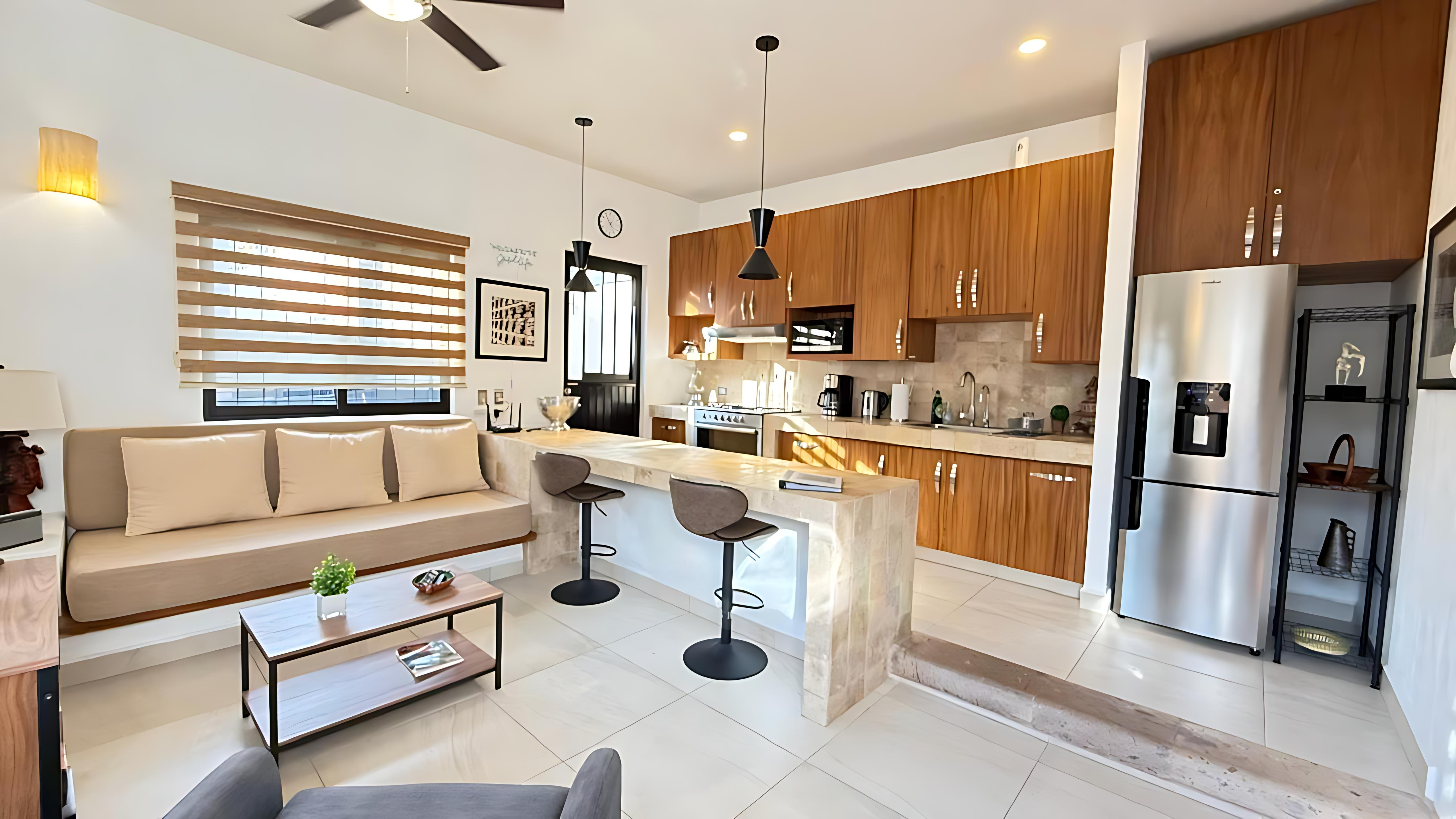 Ajijic Modern 1 Bedroom Guesthouse -Patio - Bbq - Bikes - Gym - Pickleball Court - Ajijic