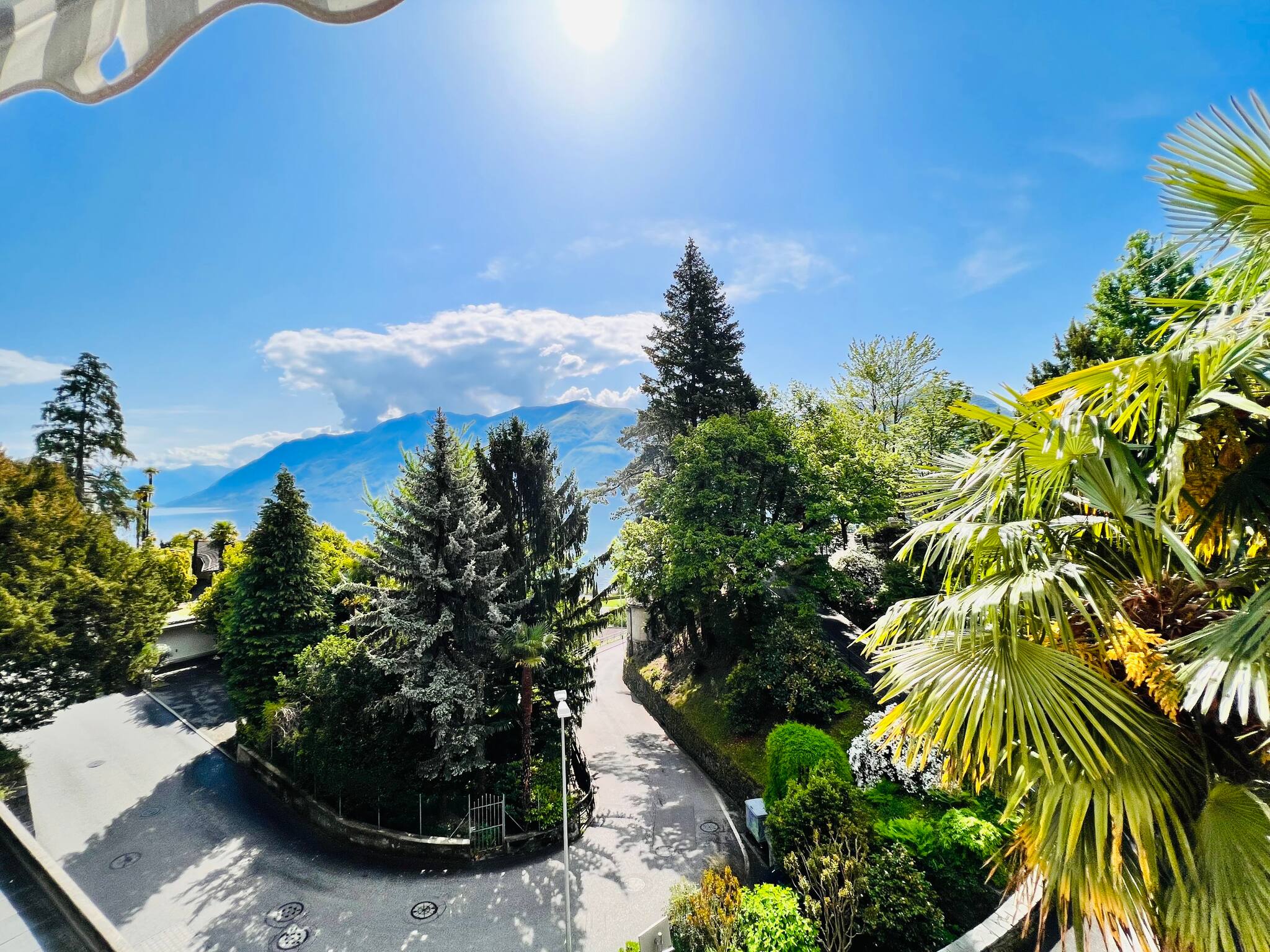 Vue Enchanteresse Sur Le « Lac Majeur Et Les Montagnes » - Ronco sopra Ascona