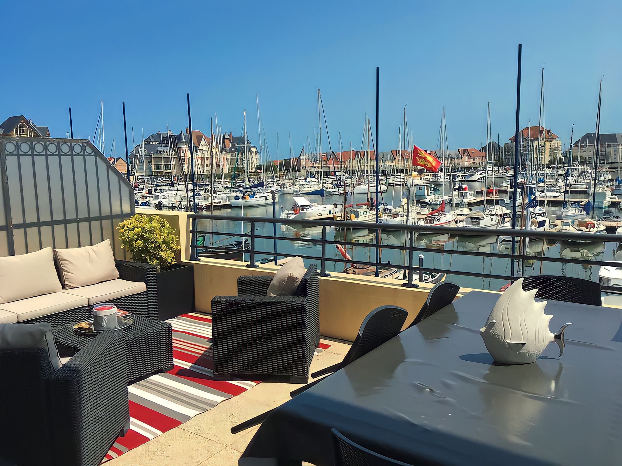 Duplex-loft Mit Terrasse, Herrlicher Blick Auf Port Guillaume, 7 Minuten Vom Strand Entfernt - Houlgate