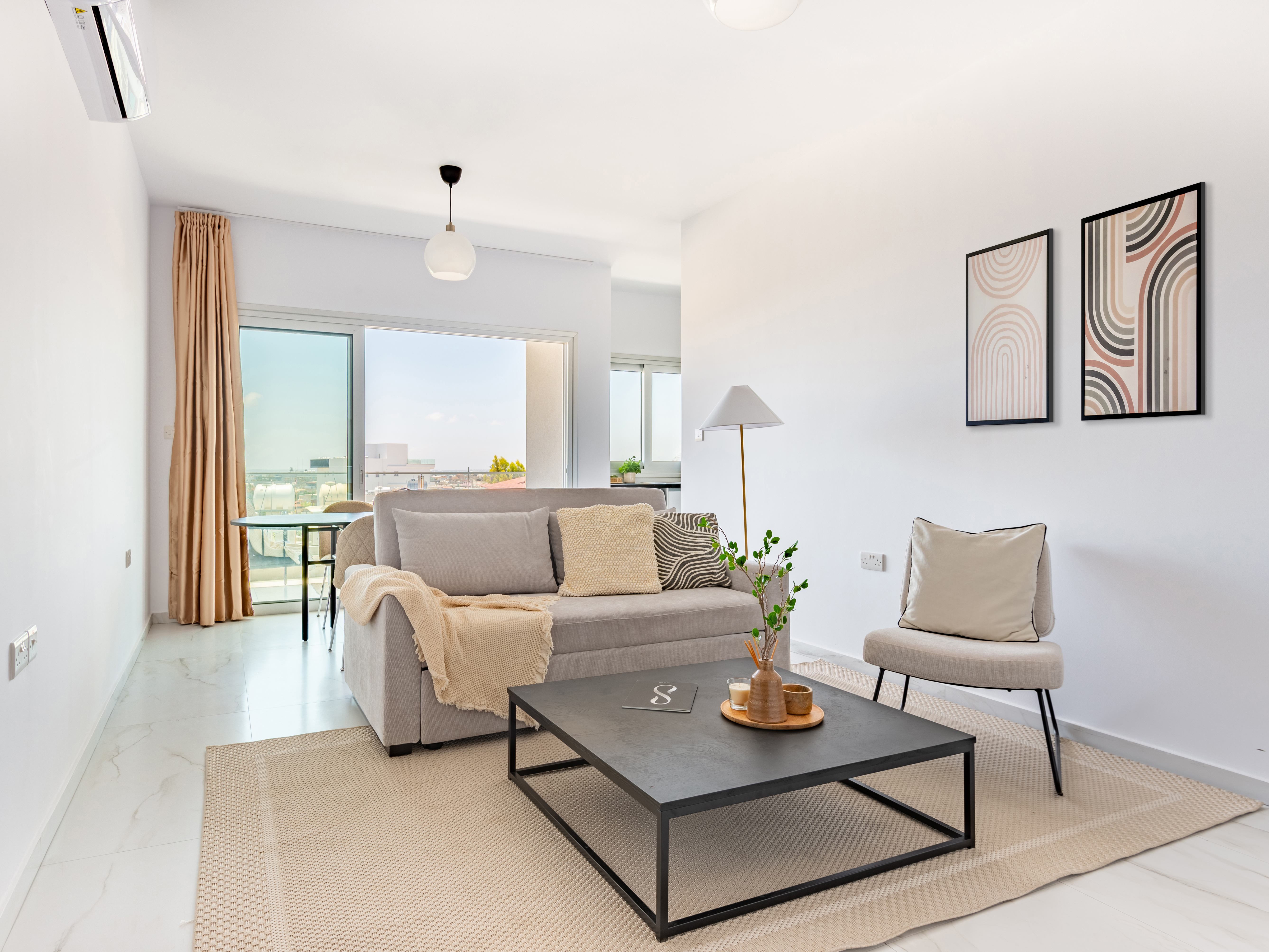 Sanders Cruise - Modern 1-bdr Apt With Balcony - Като Полемидия