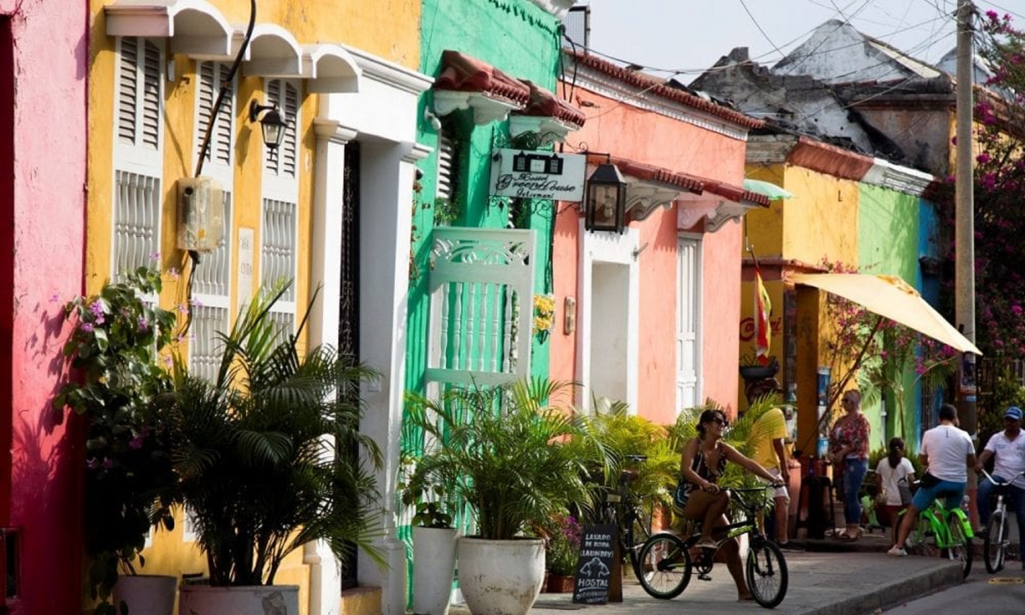 4cr-1m 4 Bedroom House In Getsemani With Air Conditioning And Wifi - Cartagena