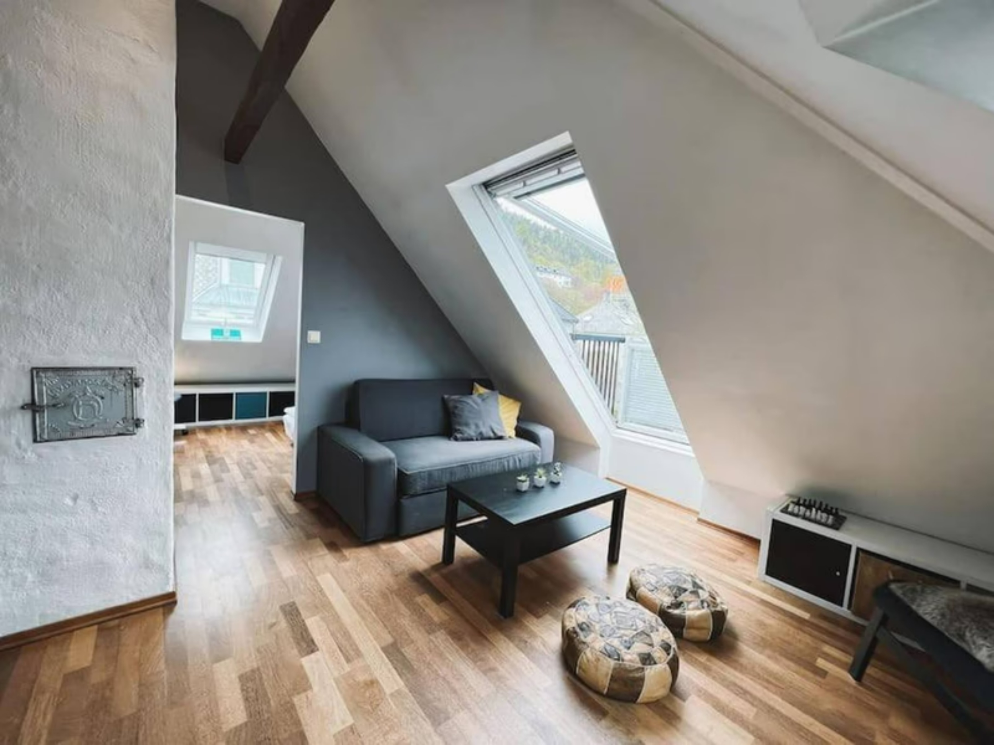 Apartment With Loft And Window Balcony - Bergen